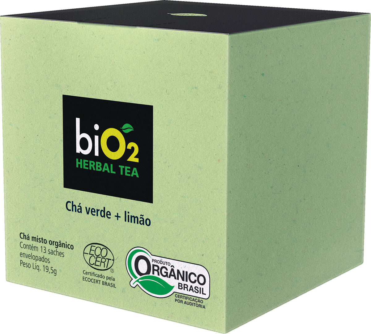 biO2 Herbal Tea Chá Verde + Limão 19.5g no atacado direto com fornecedor
