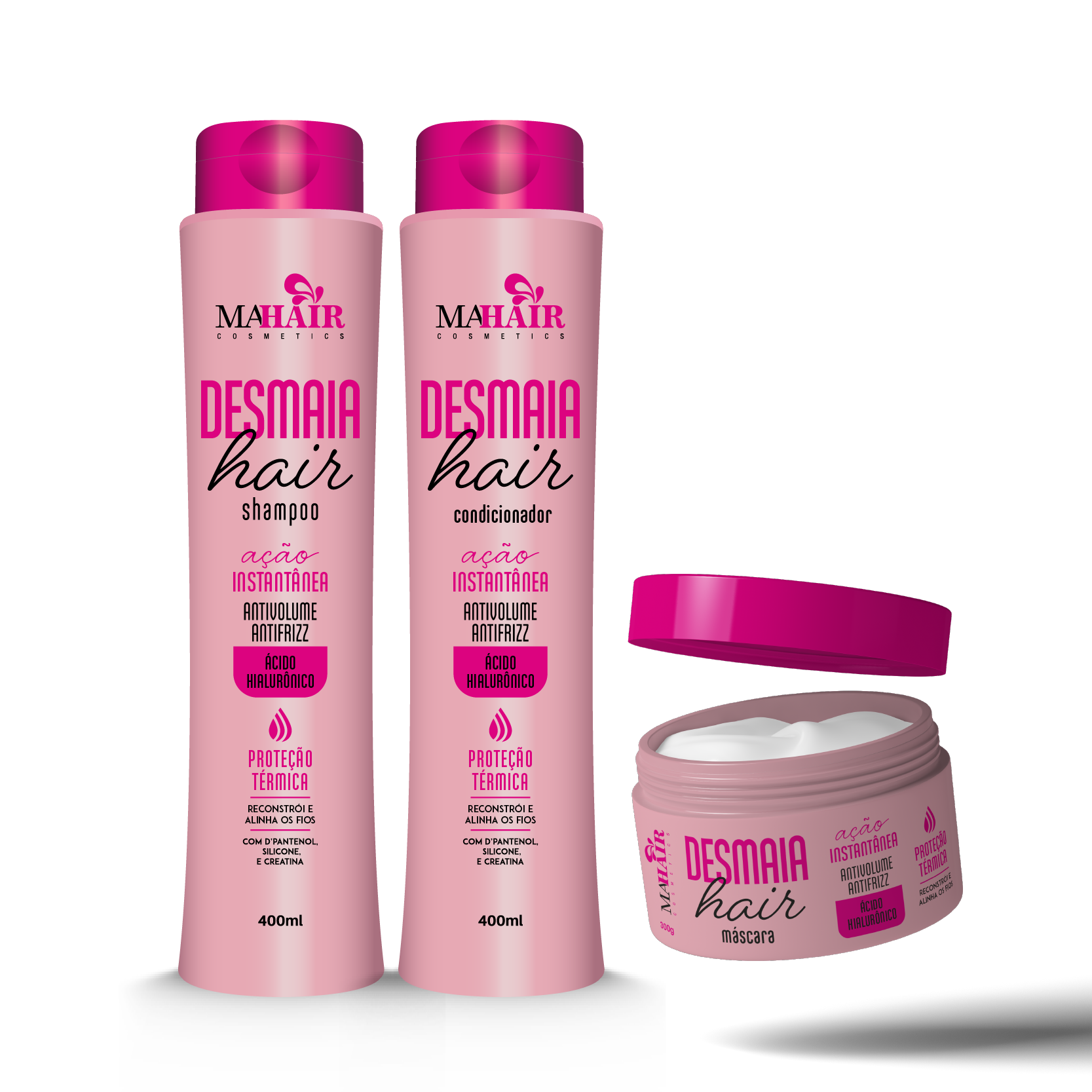 Kit Desmaia Hair Mahair 3 Itens no atacado direto com fornecedor